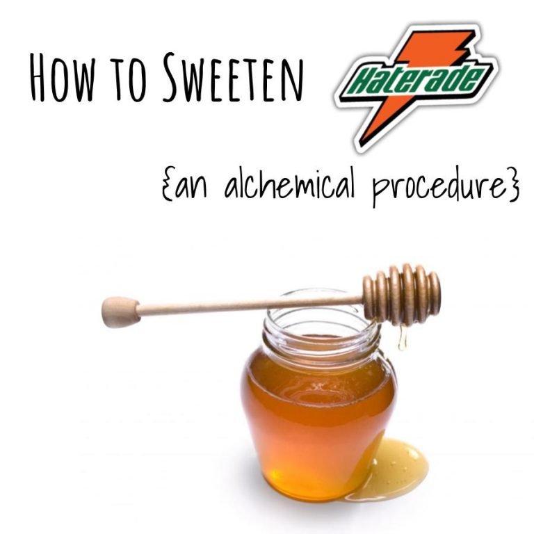 How to Neutralize Haterade: An Alchemical Procedudure - WITCH